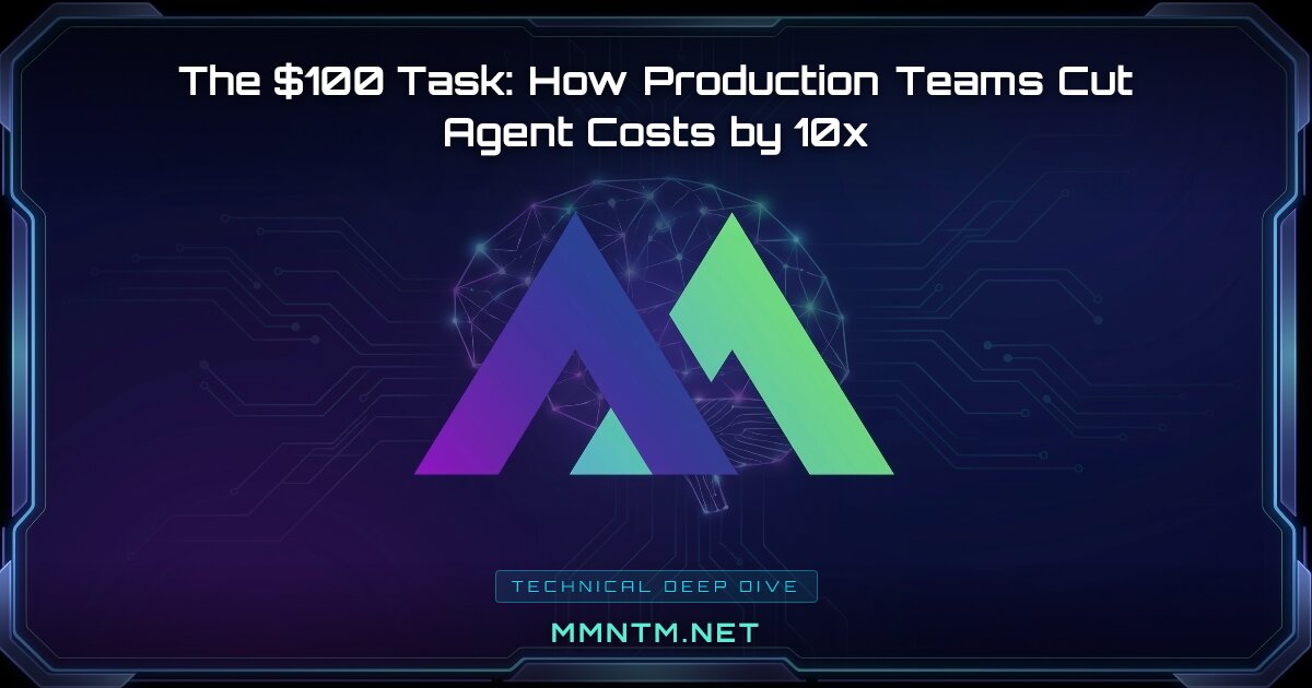 Agent Cost Optimization: Cut LLM Costs by 10x